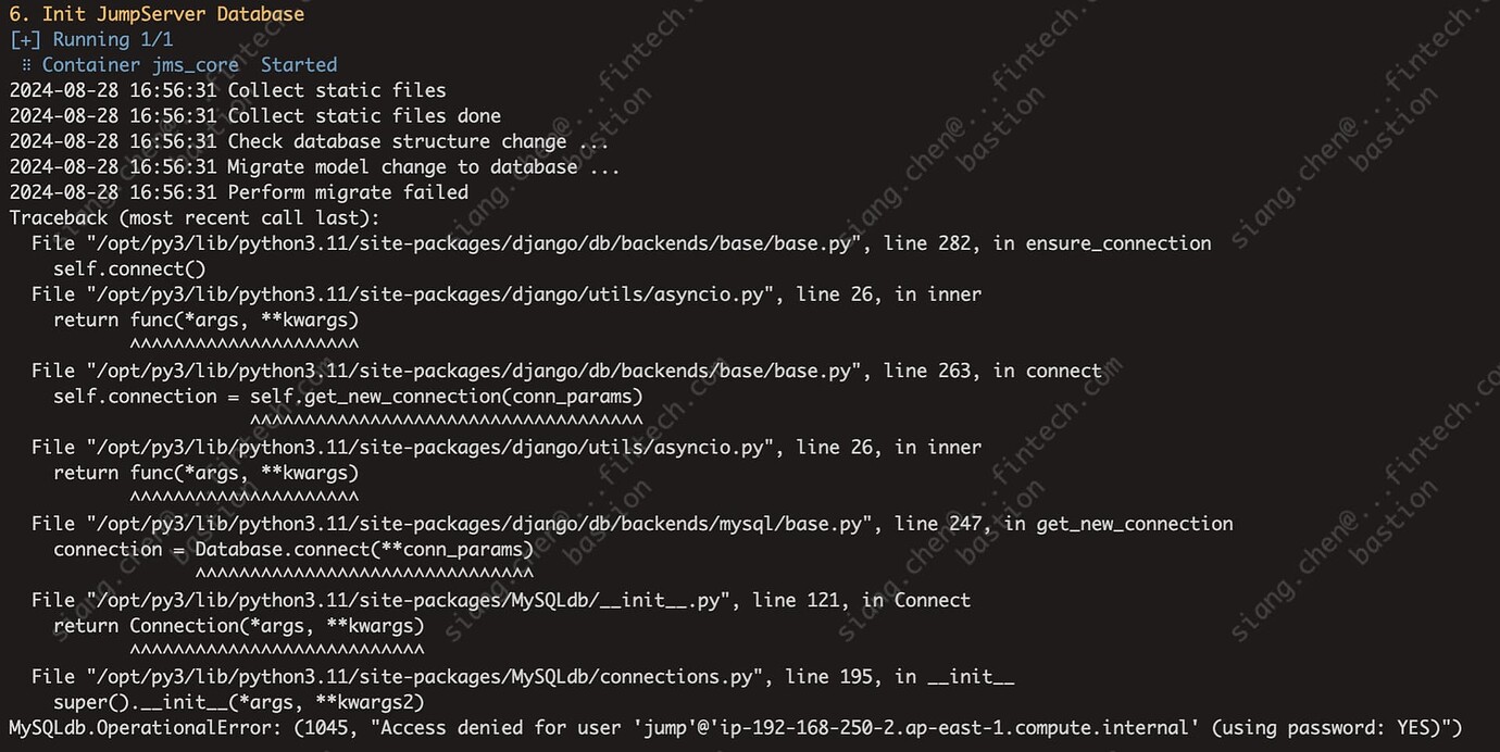 請問安裝jumpserver V4版本，連mysql數據庫 - JumpServer - 社区论坛 - FIT2CLOUD 飞致云