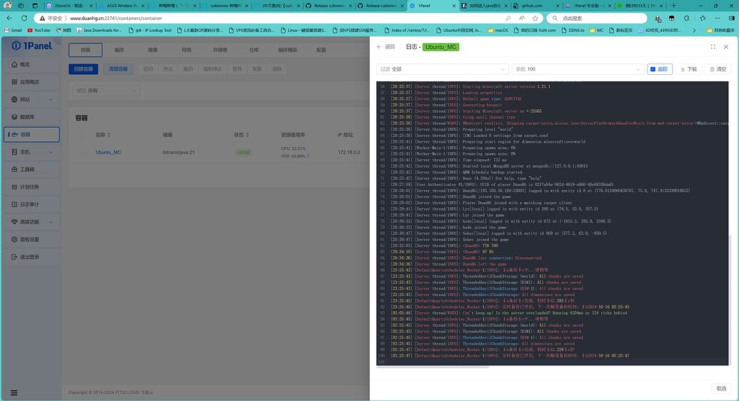 如何进入java容器 - 1Panel - 社区论坛 - FIT2CLOUD 飞致云