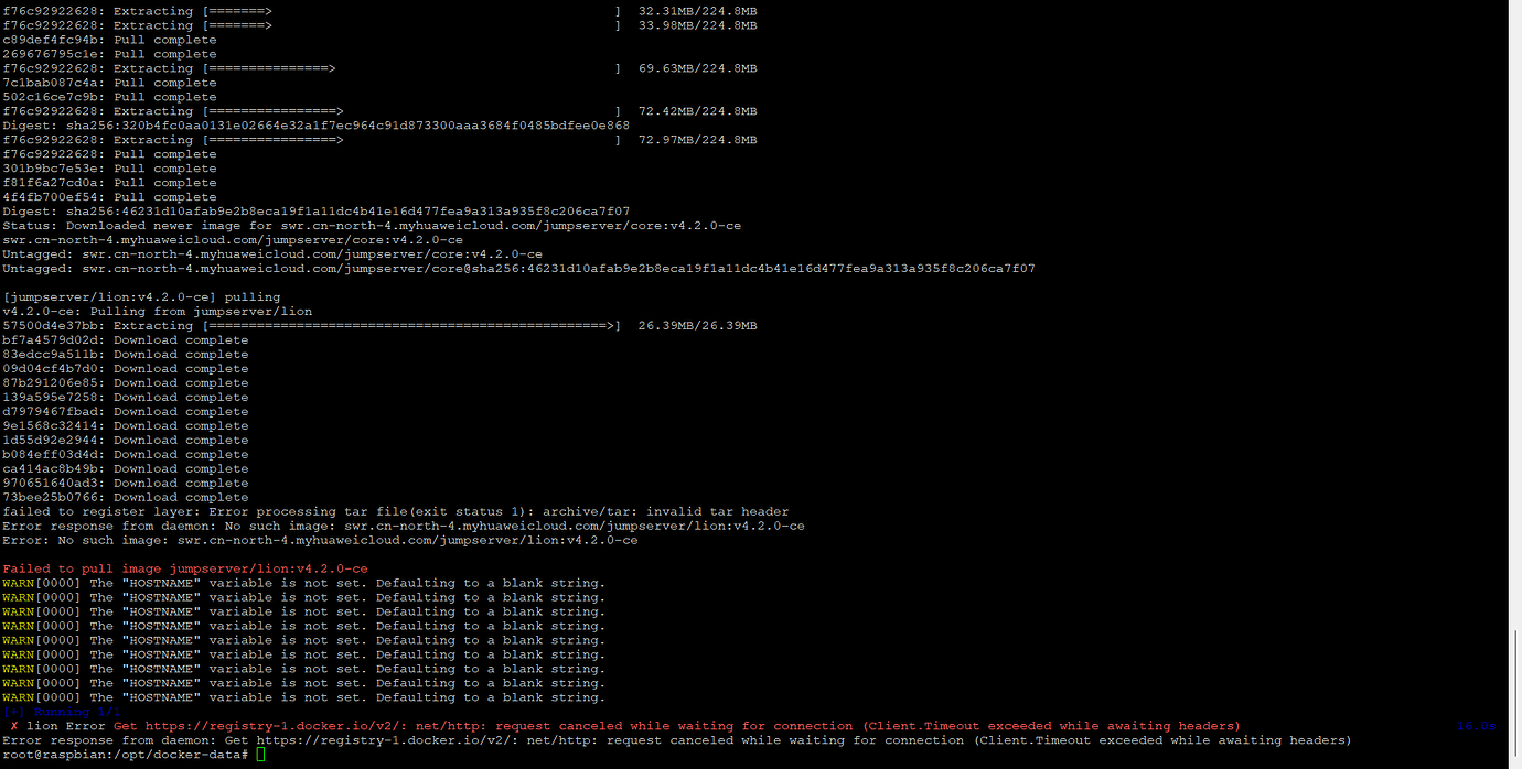 JumpServer4.2 在线安装拉取lion:v4.2.0-ce镜像失败 - JumpServer - 社区论坛 - FIT2CLOUD 飞致云