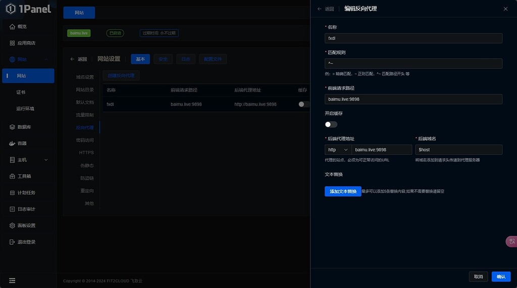 有没有详细的直接域名访问呀？ - 1Panel - 社区论坛 - FIT2CLOUD 飞致云