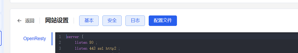 OpenResty配置文件问题 - 1Panel - 社区论坛 - FIT2CLOUD 飞致云