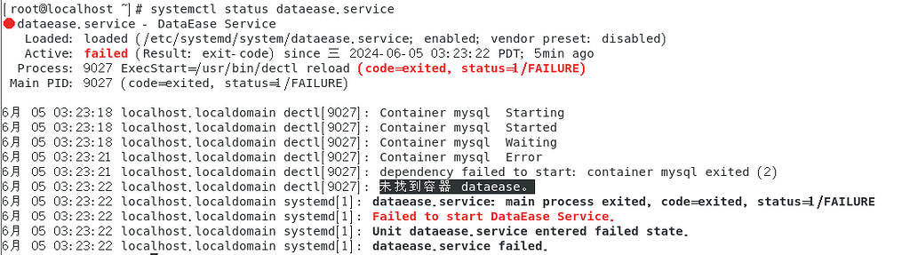 DataEase无法启动问题 - DataEase - 社区论坛 - FIT2CLOUD 飞致云