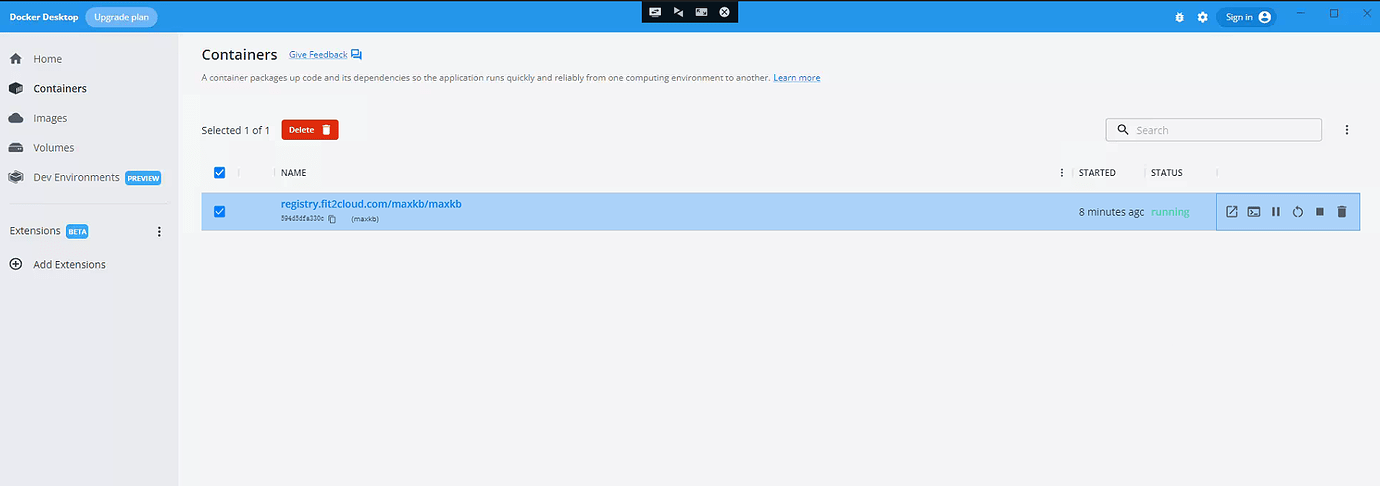 win下docker安装好后，无法打开maxKb页面 - MaxKB - 社区论坛 - FIT2CLOUD 飞致云