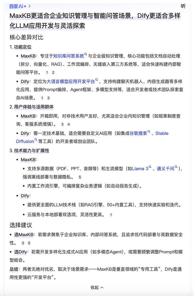 MaxKB和Dify哪个好用? - MaxKB - 社区论坛 - FIT2CLOUD 飞致云