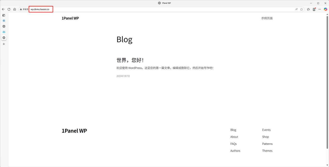 使用 1Panel PHP 运行环境部署 WordPress - 1Panel - 社区论坛 - FIT2CLOUD 飞致云